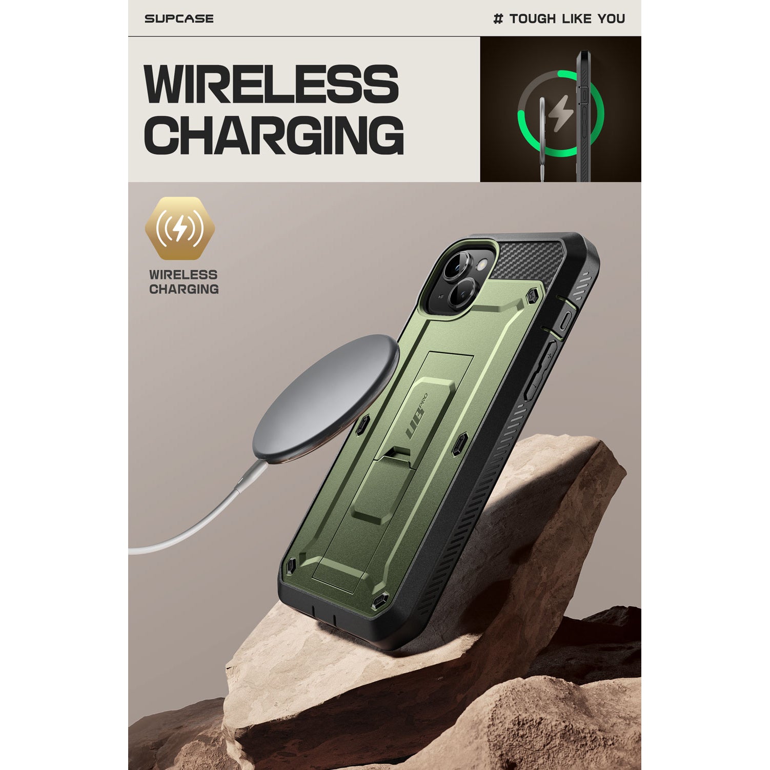SUPCASE | iPhone 15 6.1 inch (2023) | UB Pro Holster Case