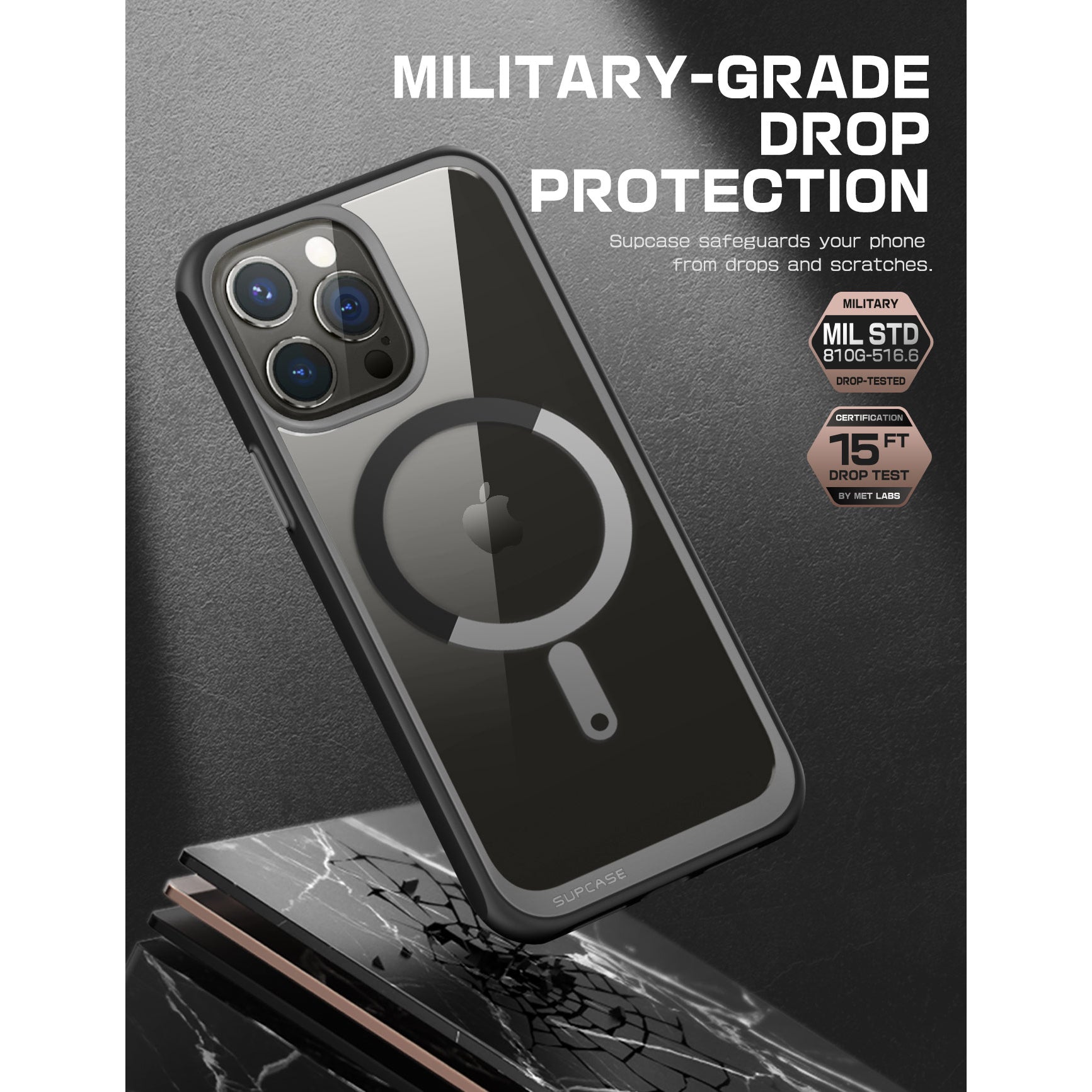 SUPCASE | iPhone 15 Pro Max (2023) | UB MAG Clear Bumper Case