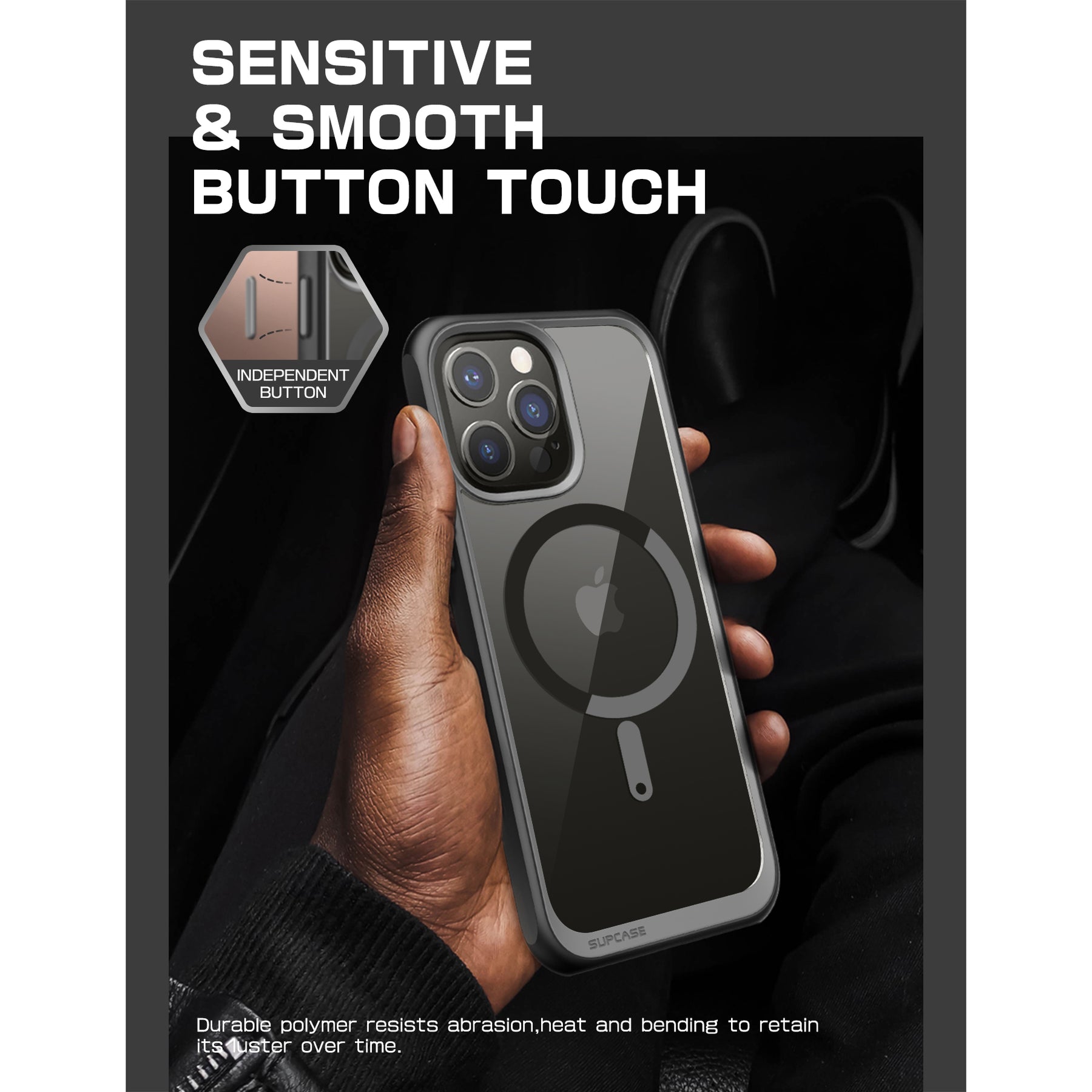 SUPCASE | iPhone 15 Pro (2023) | UB MAG Clear Bumper Case