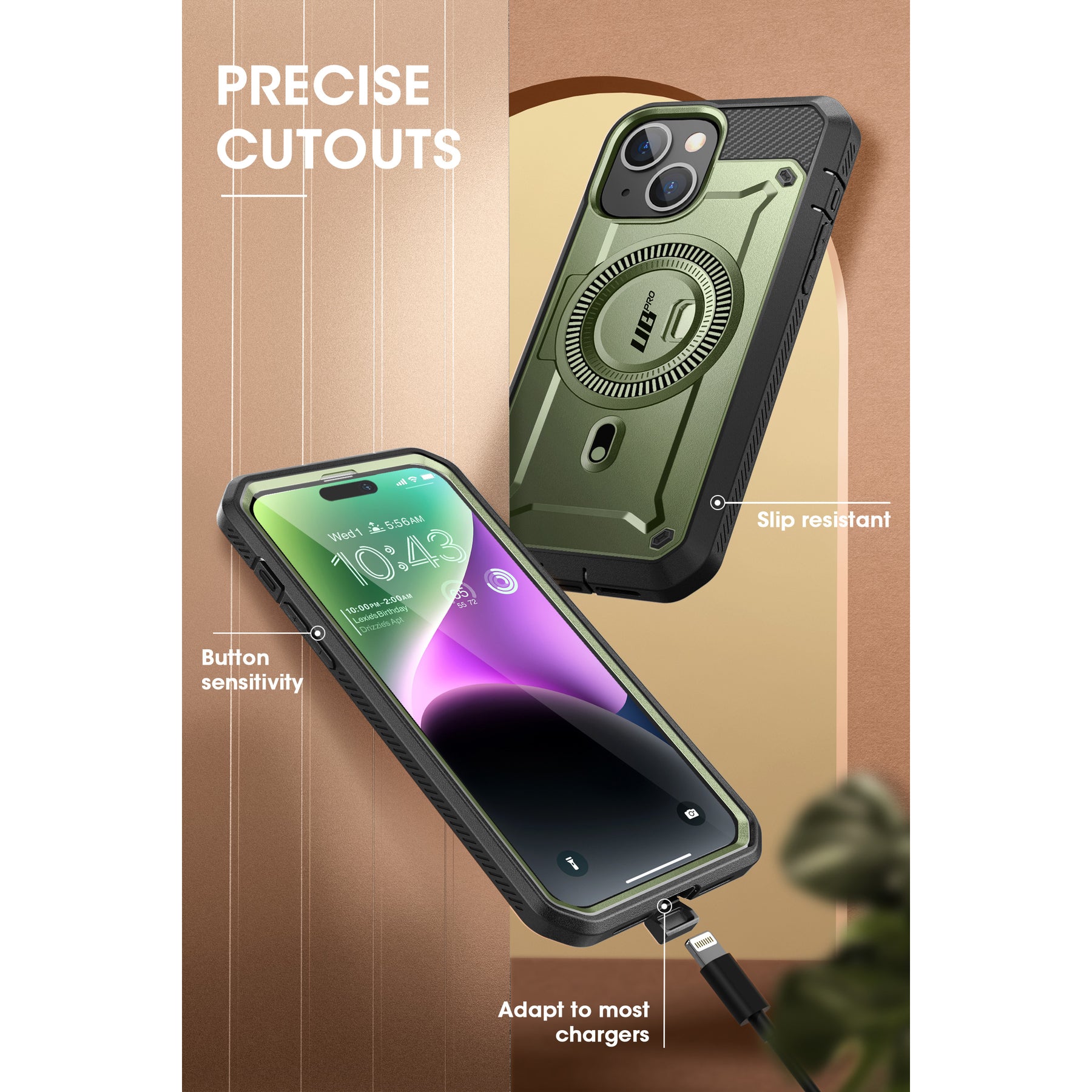 SUPCASE | iPhone 15 6.1 inch (2023) | UB Pro Holster Case