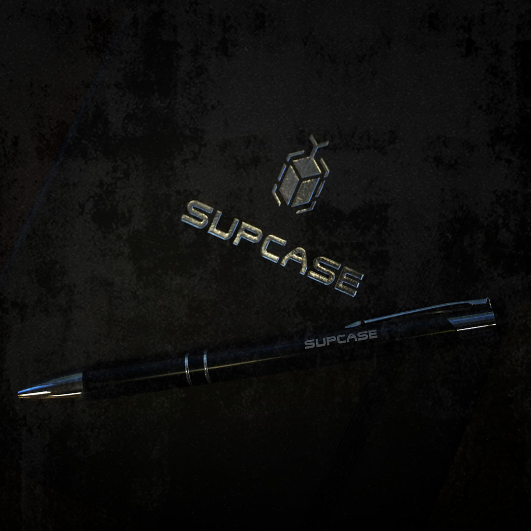 Official Limited Edition SUPCASE Ballpoint Pen - Black | SUPCASE