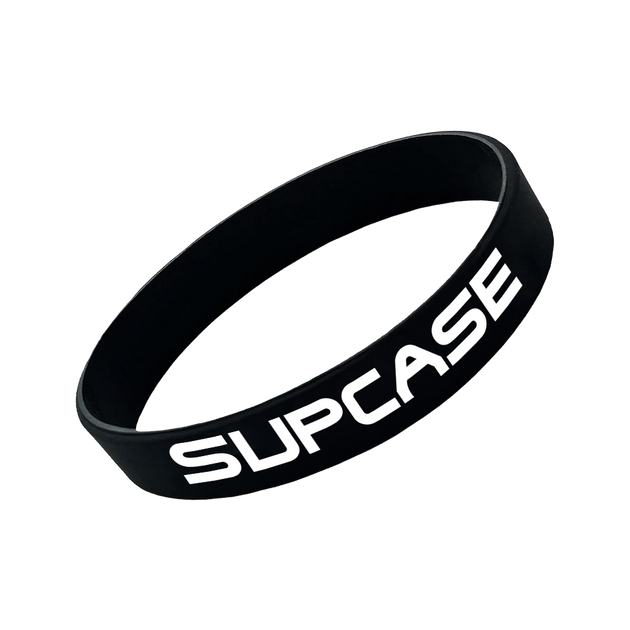 Official Limited Edition SUPCASE Silicone Wristband - Black | SUPCASE