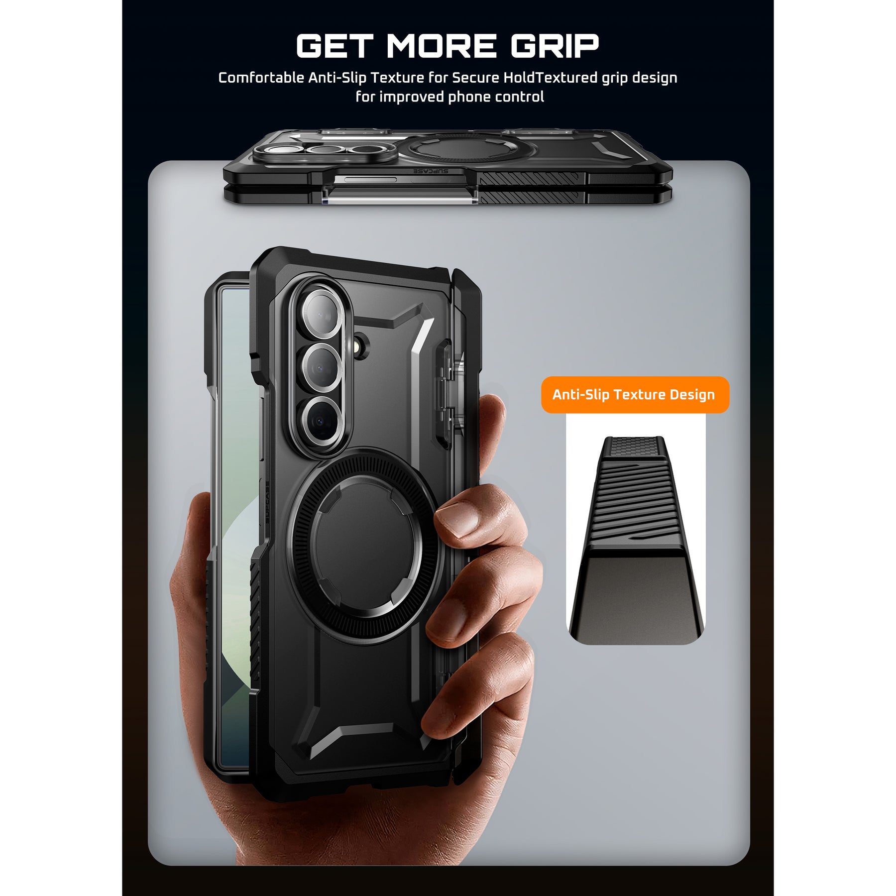 Galaxy Z Fold7 UB Grip Phone case with S-Pen Holder | SUPCASE
