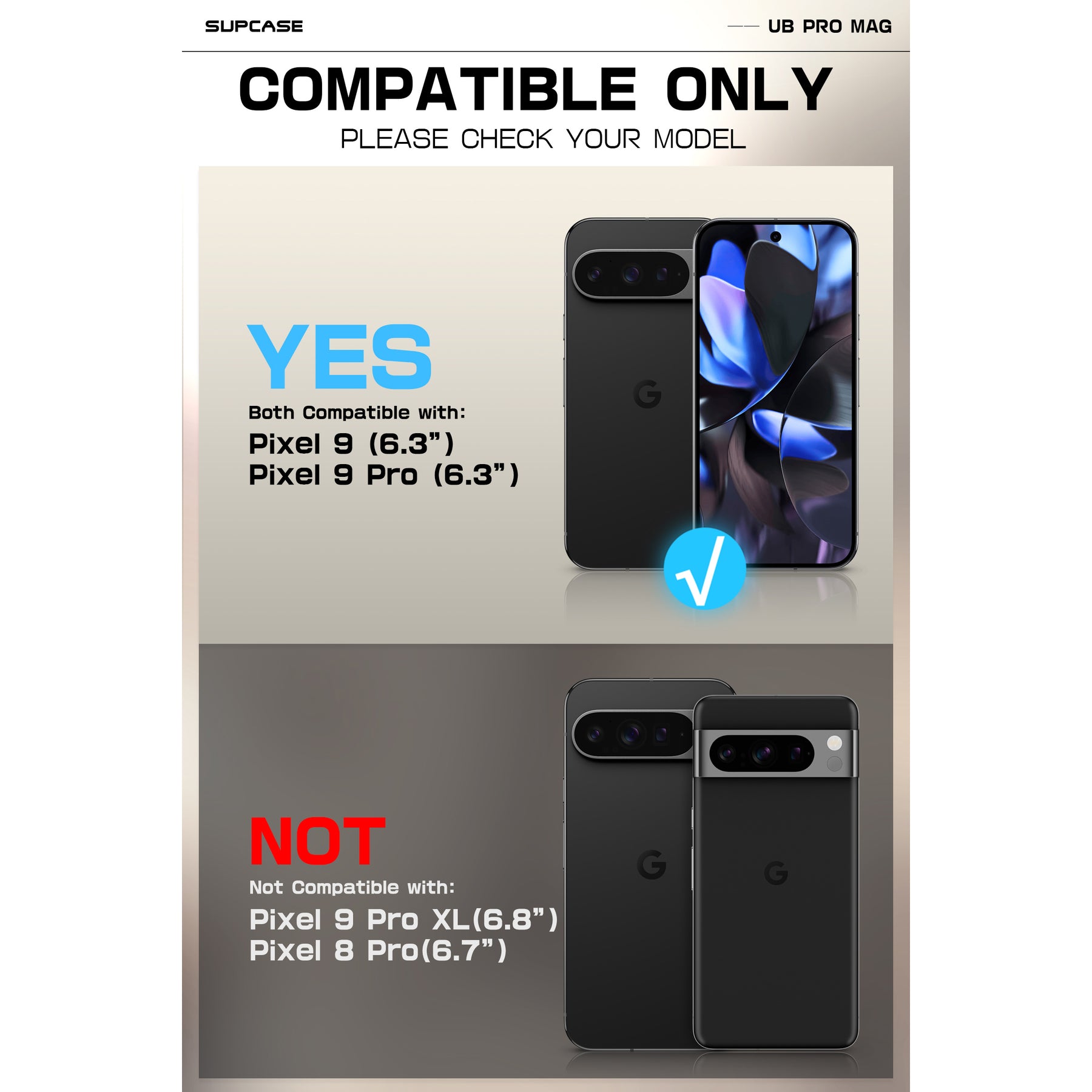 SUPCASE | Google Pixel 9/9 Pro | UB Pro Holster Case
