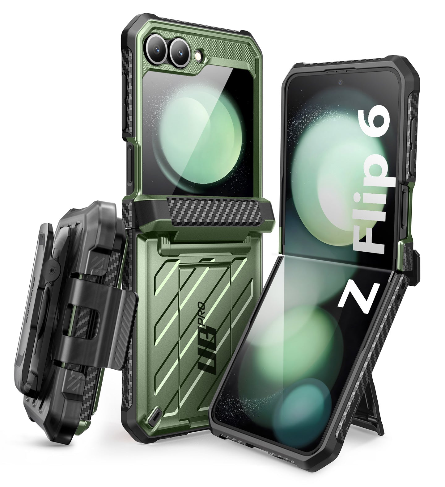 Galaxy Z Flip6 Unicorn Beetle PRO Rugged Phonecase with Belt Clip | SUPCASE