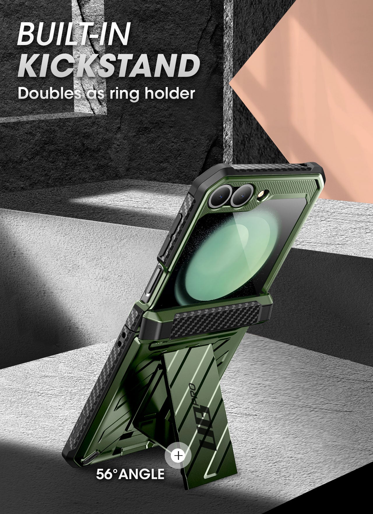 Galaxy Z Flip6 Unicorn Beetle PRO Rugged Phonecase with Belt Clip | SUPCASE