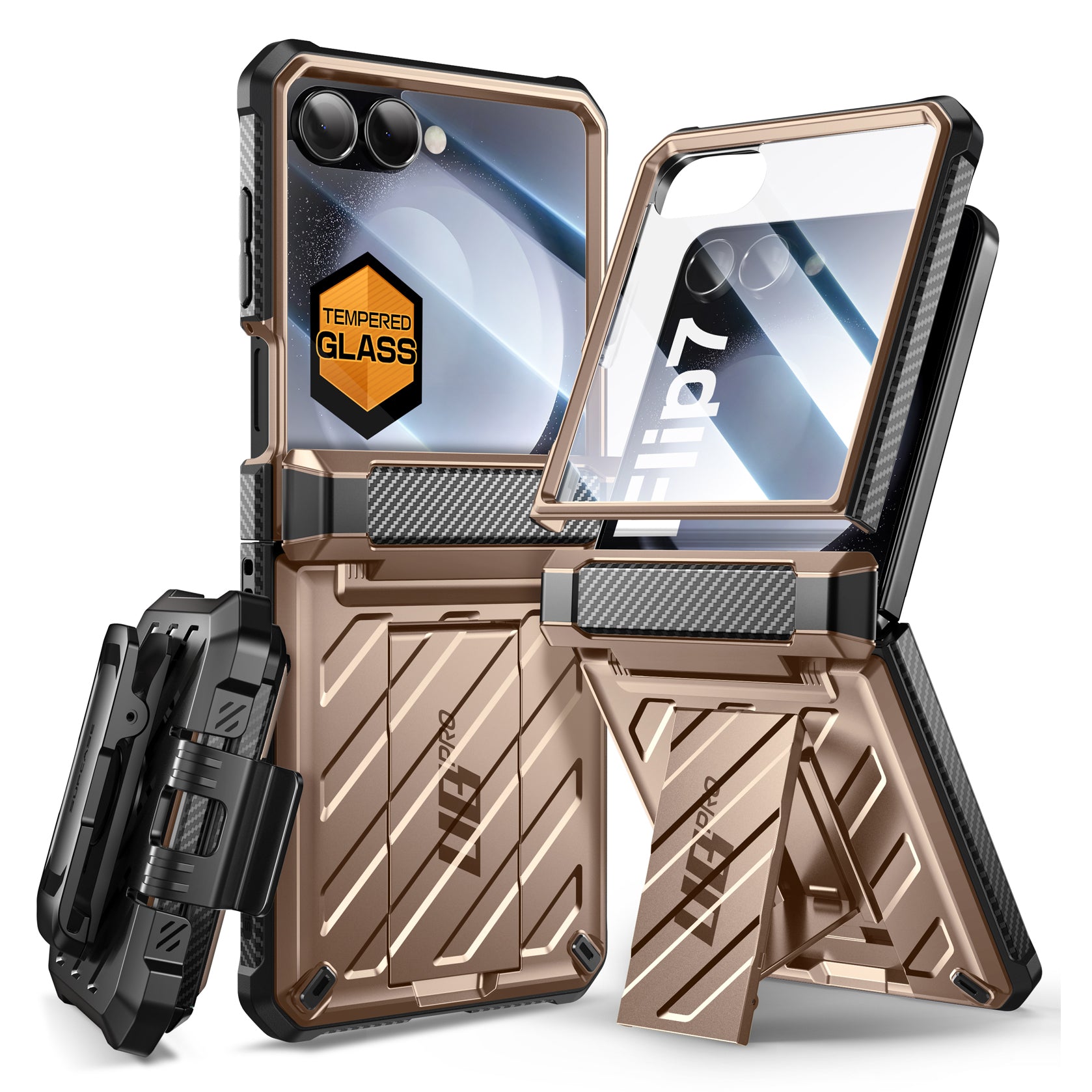 Galaxy Z Flip7 Unicorn Beetle PRO Rugged Phonecase with Belt Clip | SUPCASE