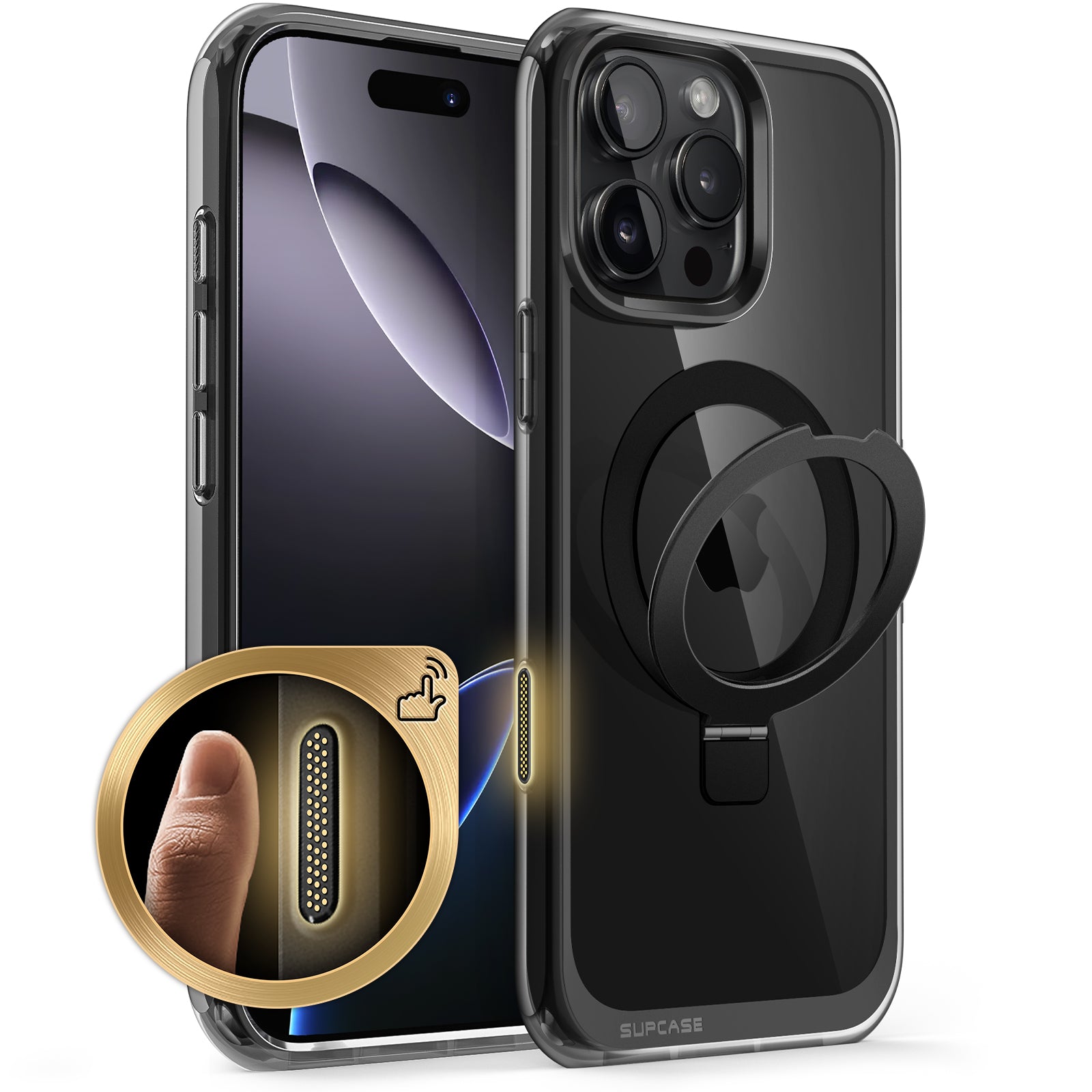 SUPCASE | iPhone 16 Pro Max (2024) | UB MAG Stand Clear Bumper Case