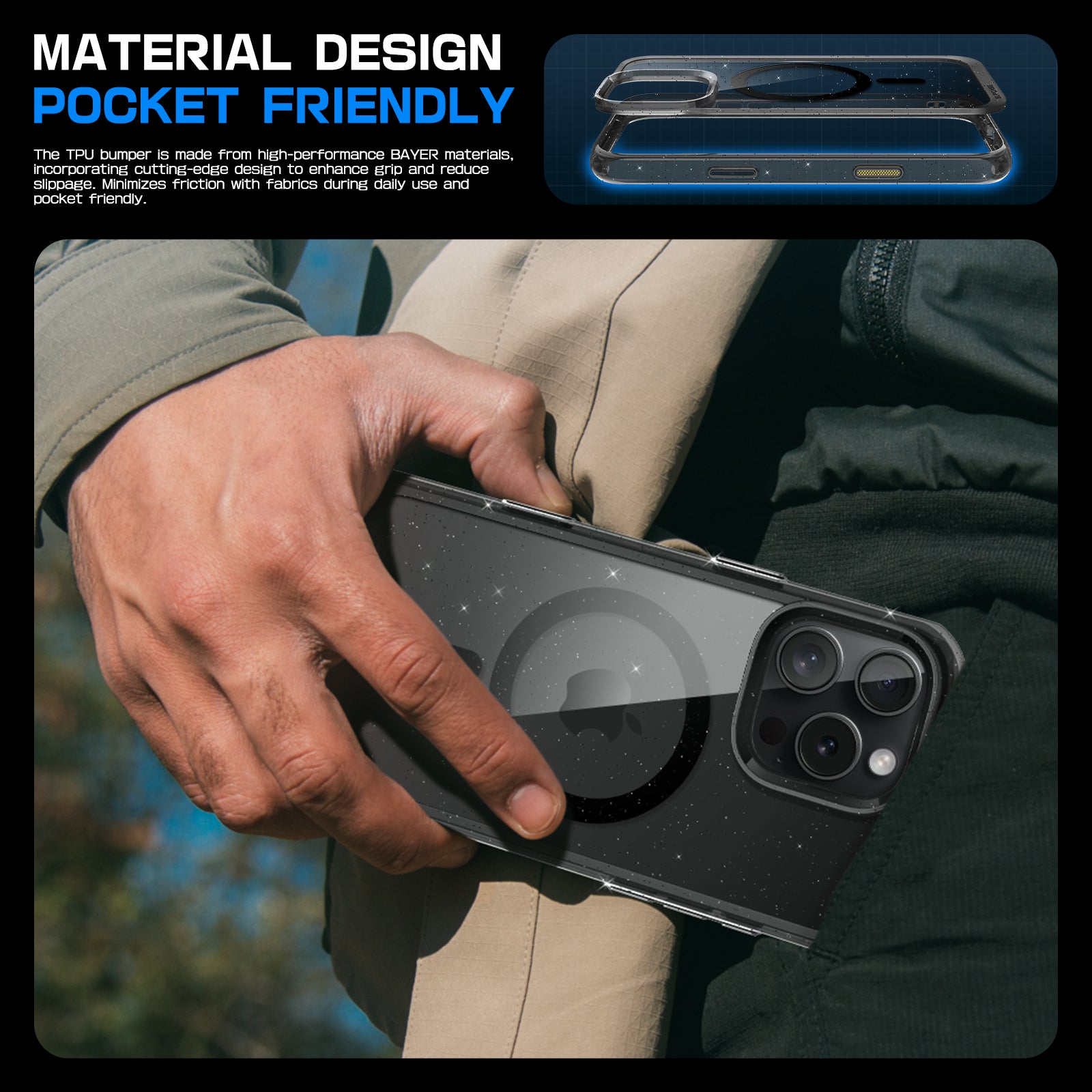 SUPCASE | iPhone 16 Pro Max (2024) | UB MAG Clear Bumper Case