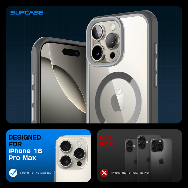 SUPCASE | iPhone 16 Pro Max (2024) | UB MAG Clear Bumper Case