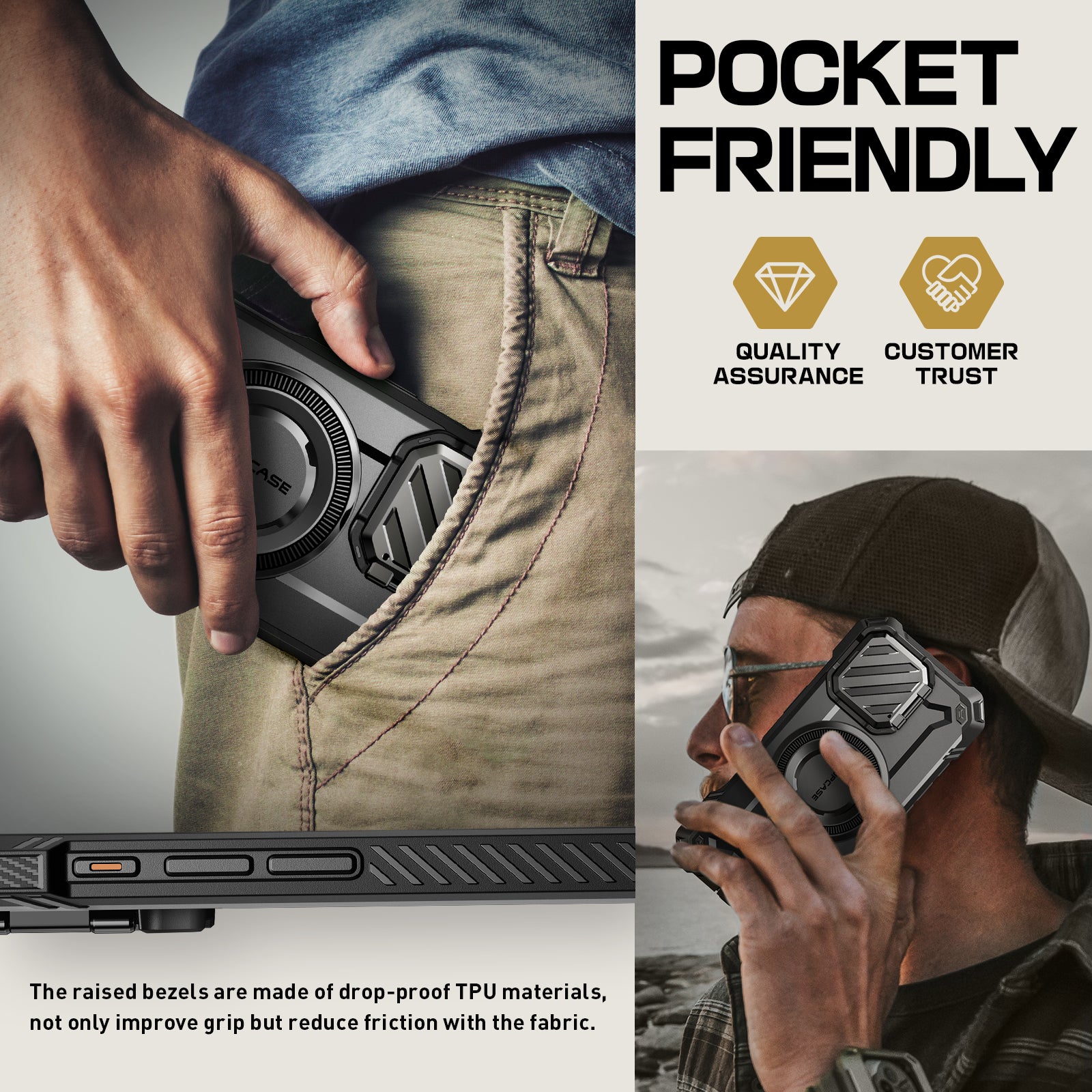 SUPCASE | iPhone 16 Pro Max 6.9 inch (2024) | UB MAG XT Holster Case