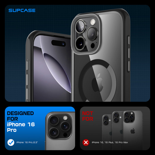 SUPCASE | iPhone 16 Pro (2024) | UB MAG Clear Bumper Case