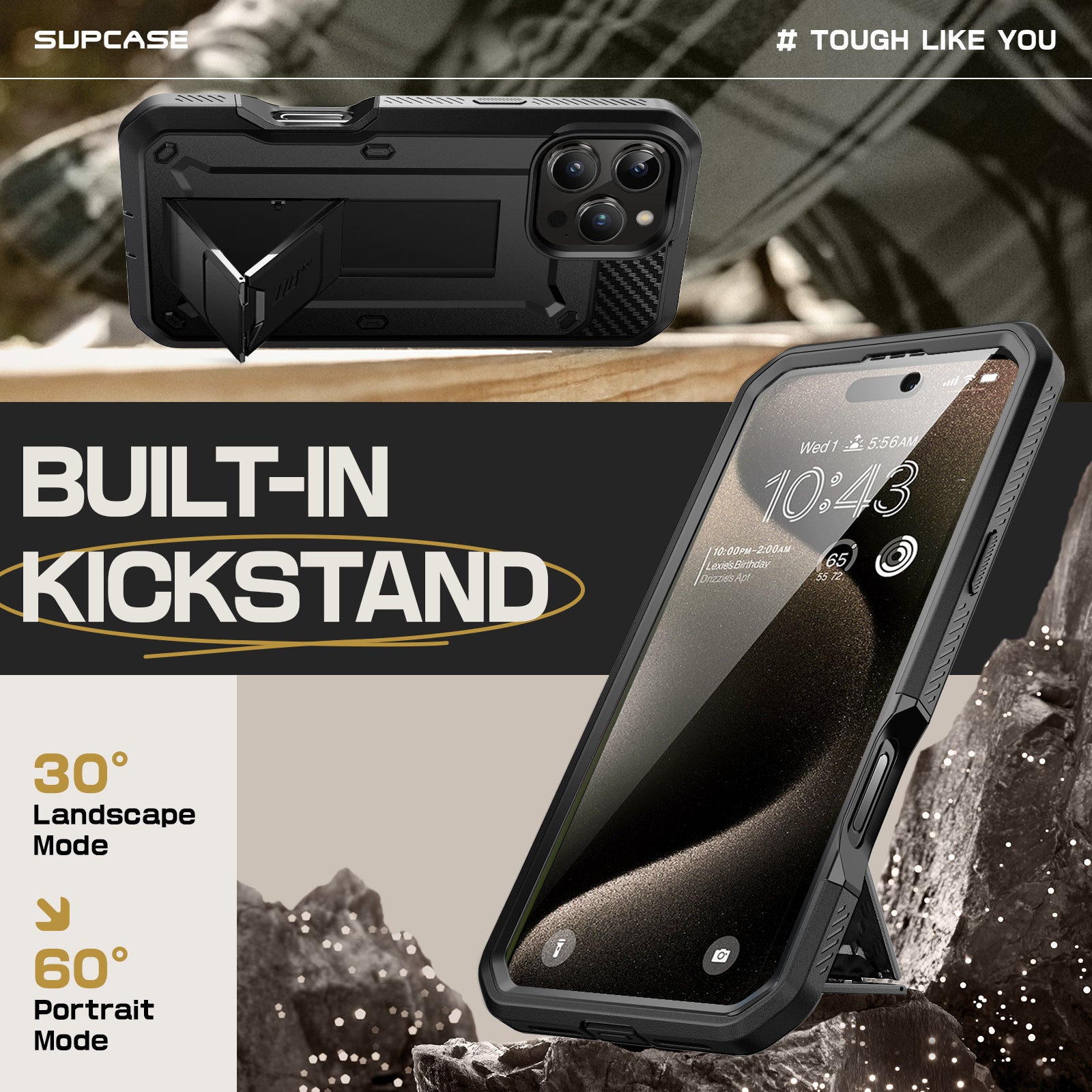 SUPCASE | iPhone 16 Pro 6.3 inch (2024) | UB Pro Holster Case