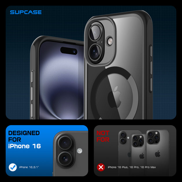 SUPCASE | iPhone 16 (2024) | UB MAG Clear Bumper Case