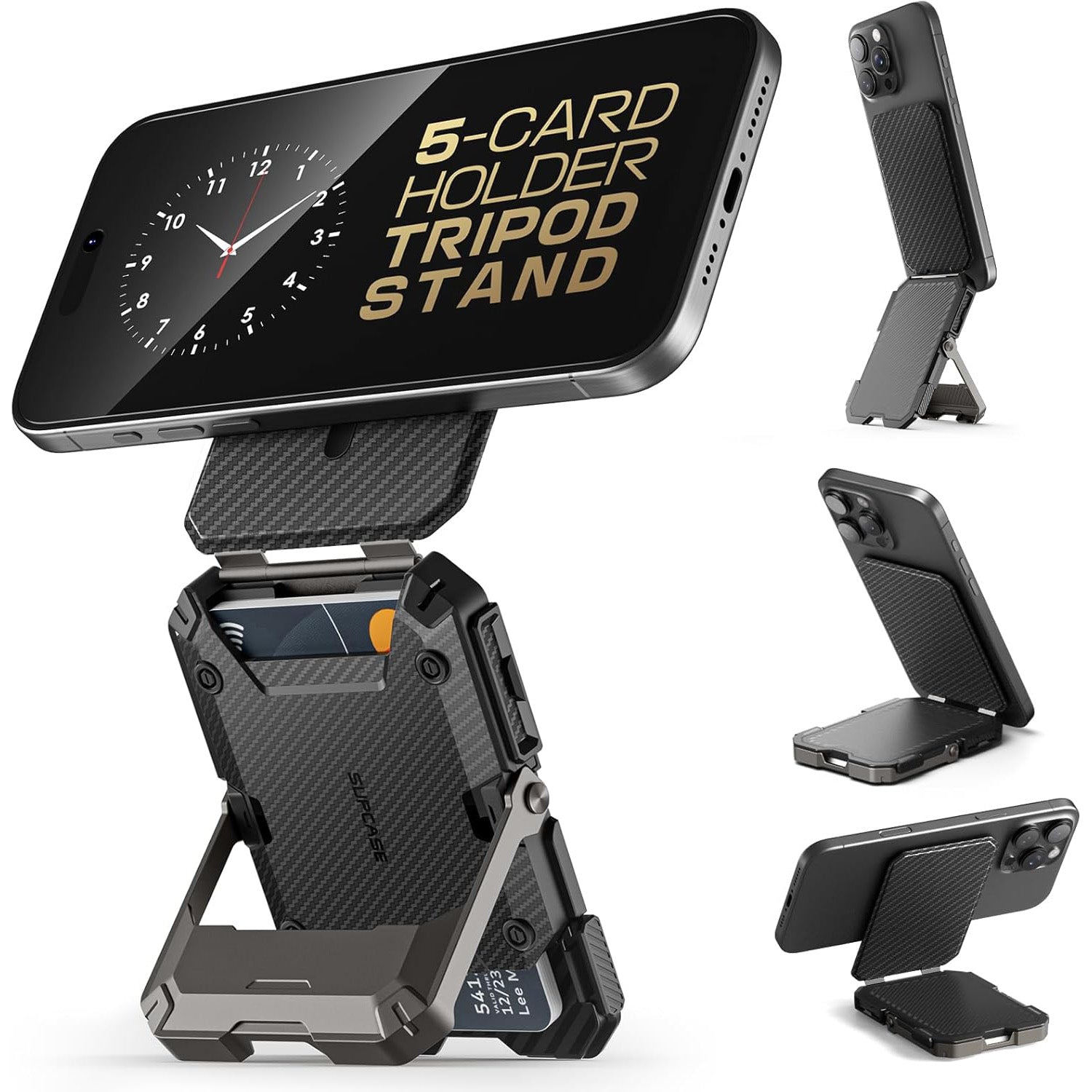 SUPCASE | MagSafe | Magnetic Wallet with Stand