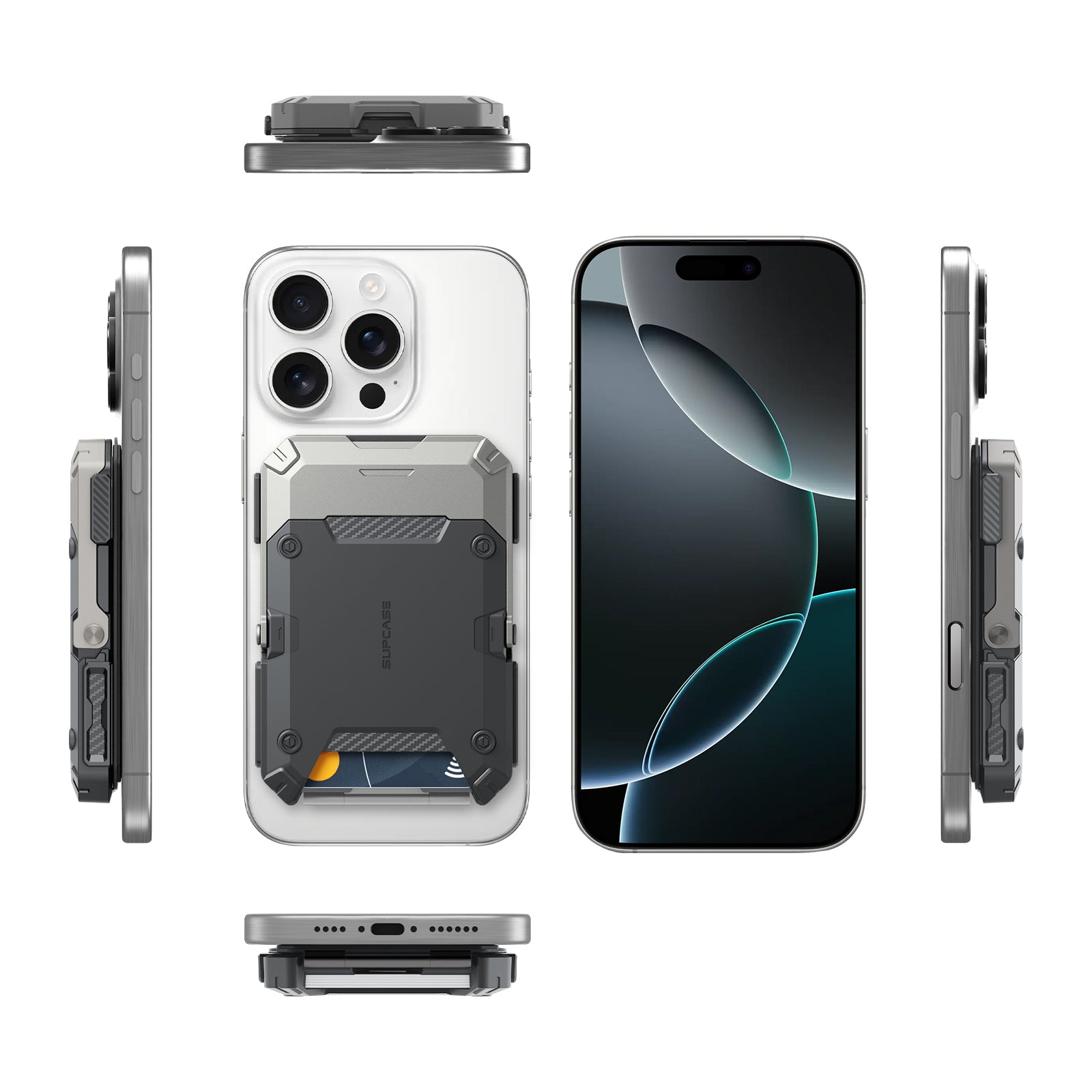 SUPCASE | MagSafe | Magnetic Wallet with Stand