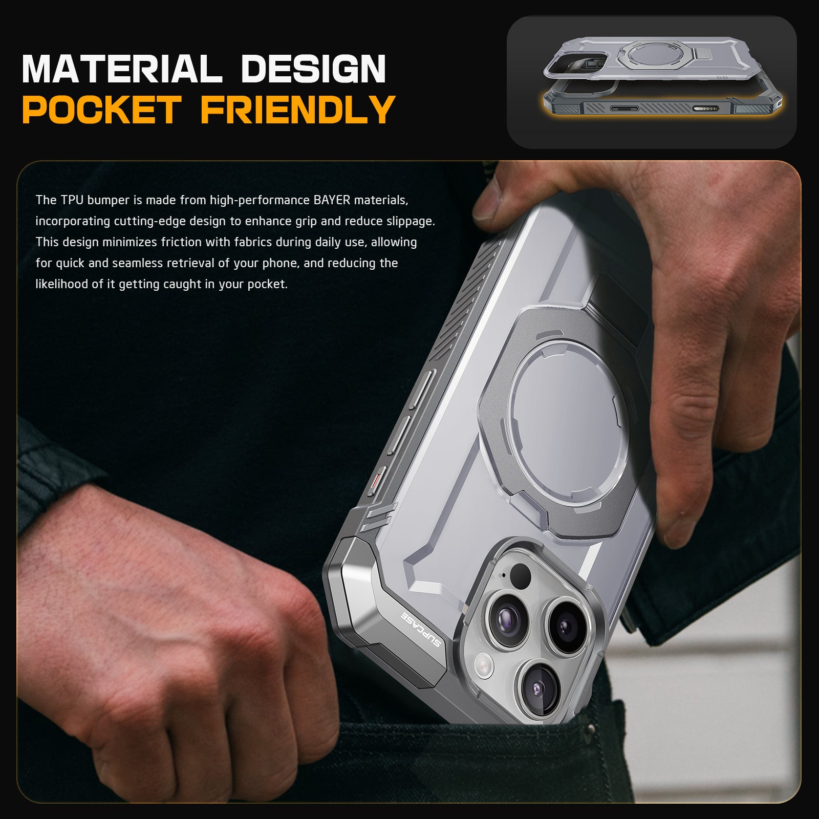 iPhone 16 Pro UB Grip MagSafe Phone Case | SUPCASE