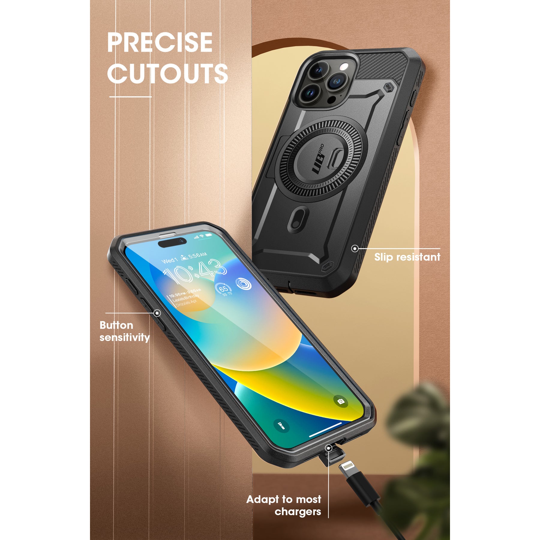 SUPCASE | iPhone 15 Pro Max 6.7 inch (2023) | UB Pro MAG Holster Case