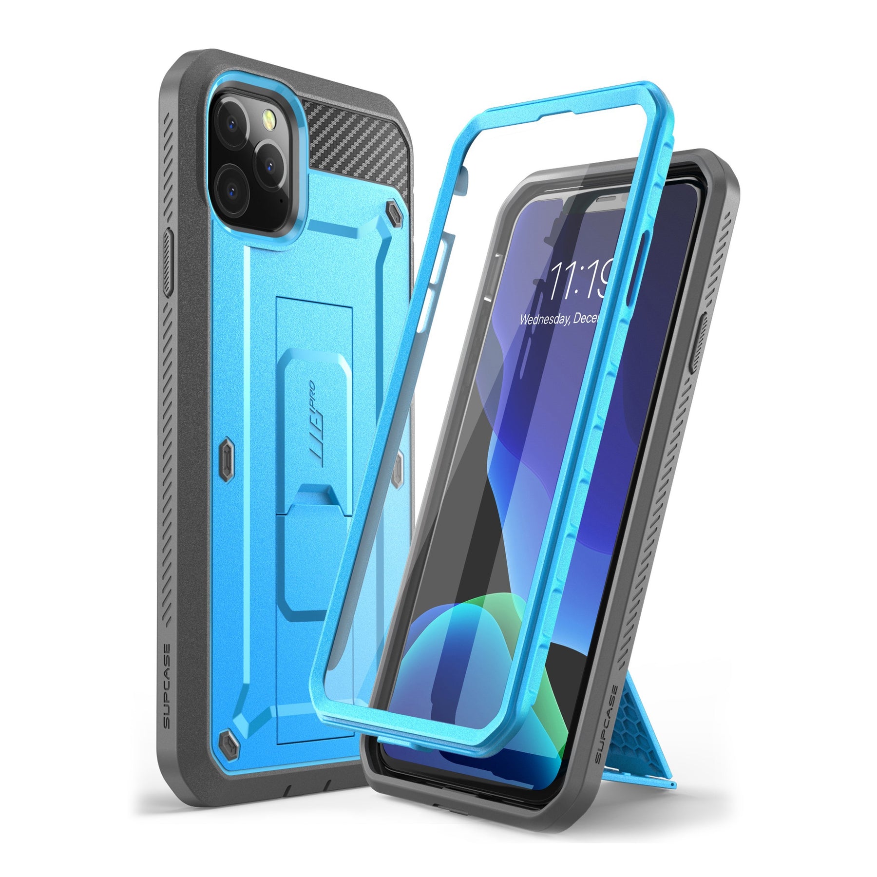 iPhone 11 Pro 5.8 inch Unicorn Beetle Pro Full Body Rugged Case-Blue ...