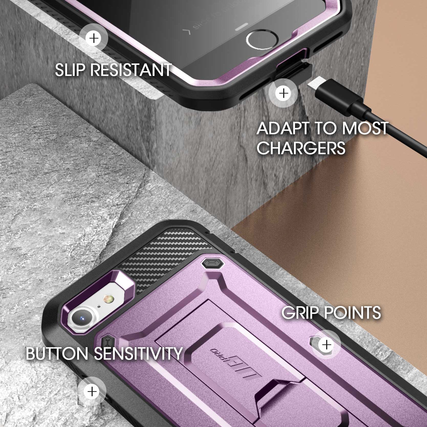 SUPCASE | iPhone SE | Unicorn Beetle Pro