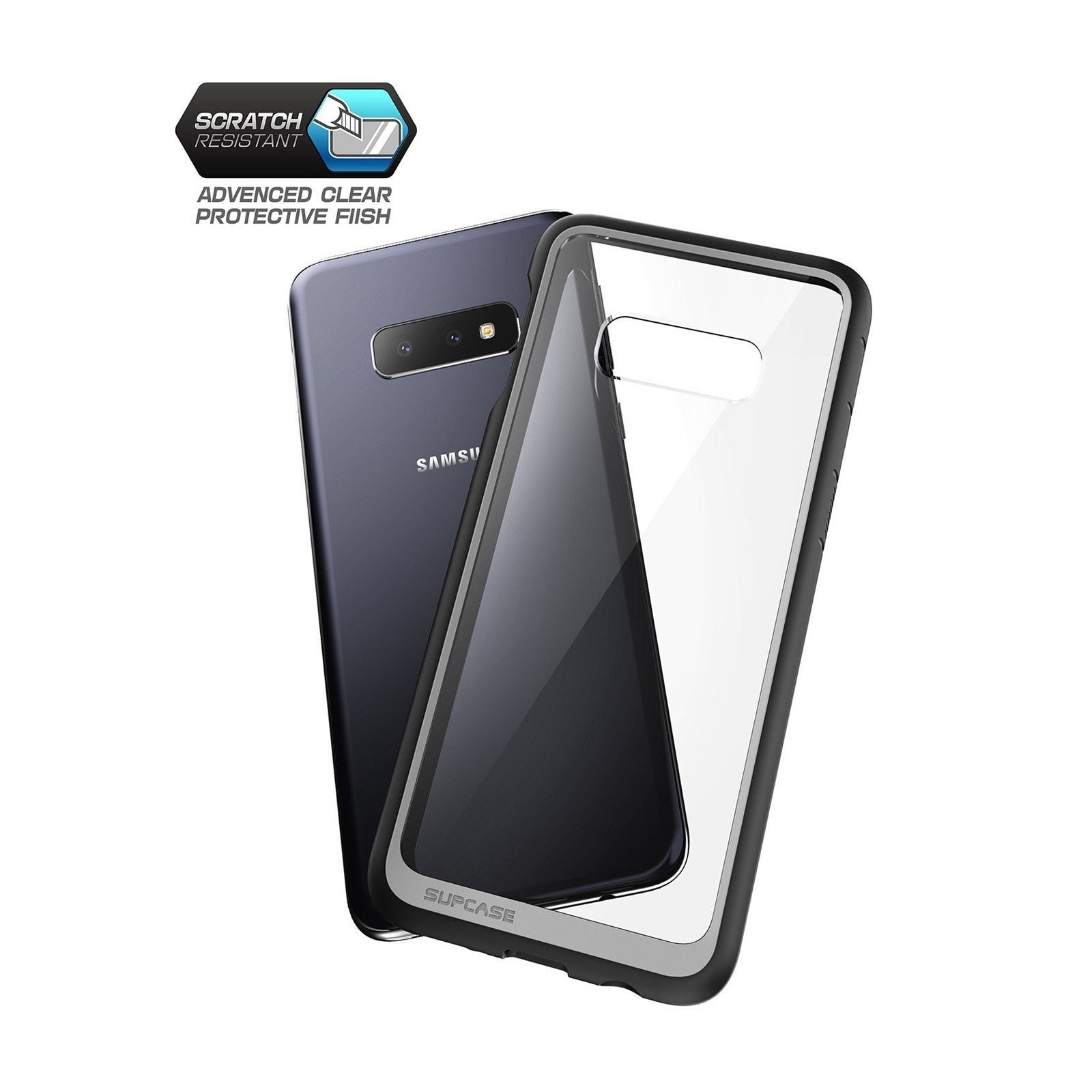Galaxy S10e Unicorn Beetle Style Clear Case-Black | SUPCASE